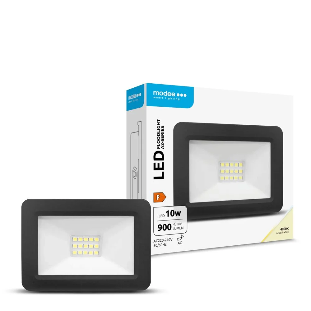 Modee LED Προβολέας A2-Σειρά Slim 10W 120° 4000K (900 lumen) ERP ...